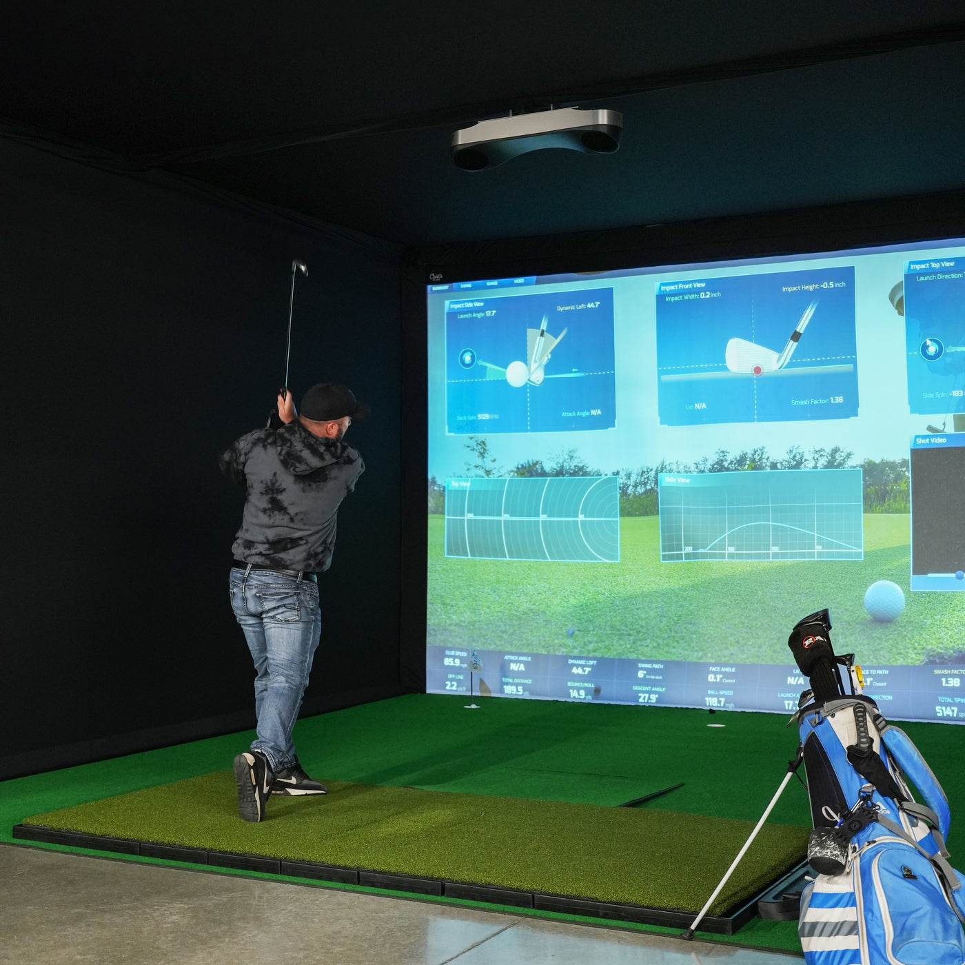 ProTee VX Overhead Launch Monitor – Ceiling Mounted Golf Simulator ...