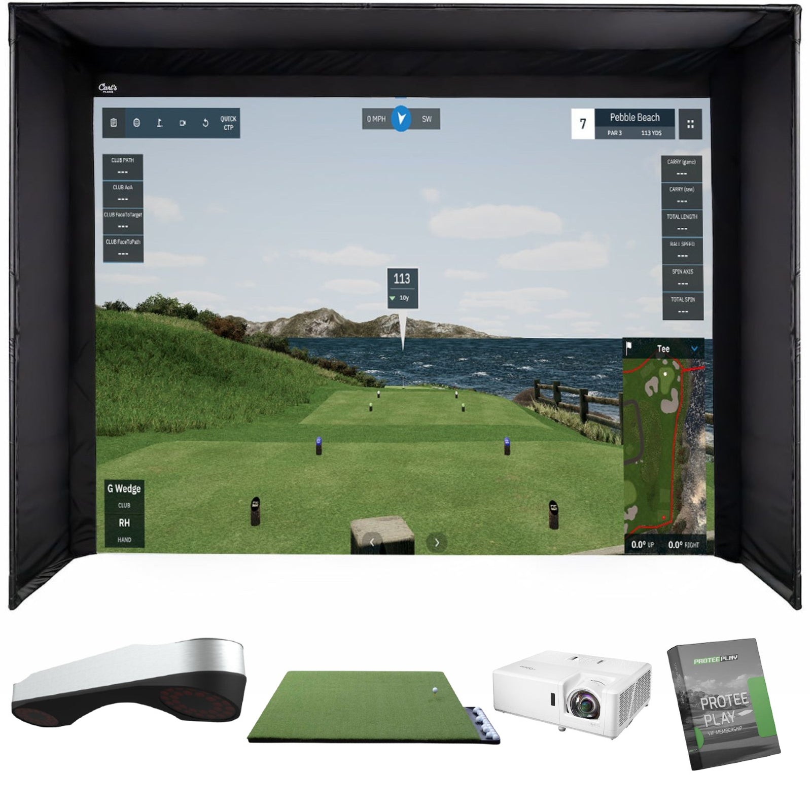 Overhead Launch Monitors – Ceiling Mounted | Simply Golf Simulators