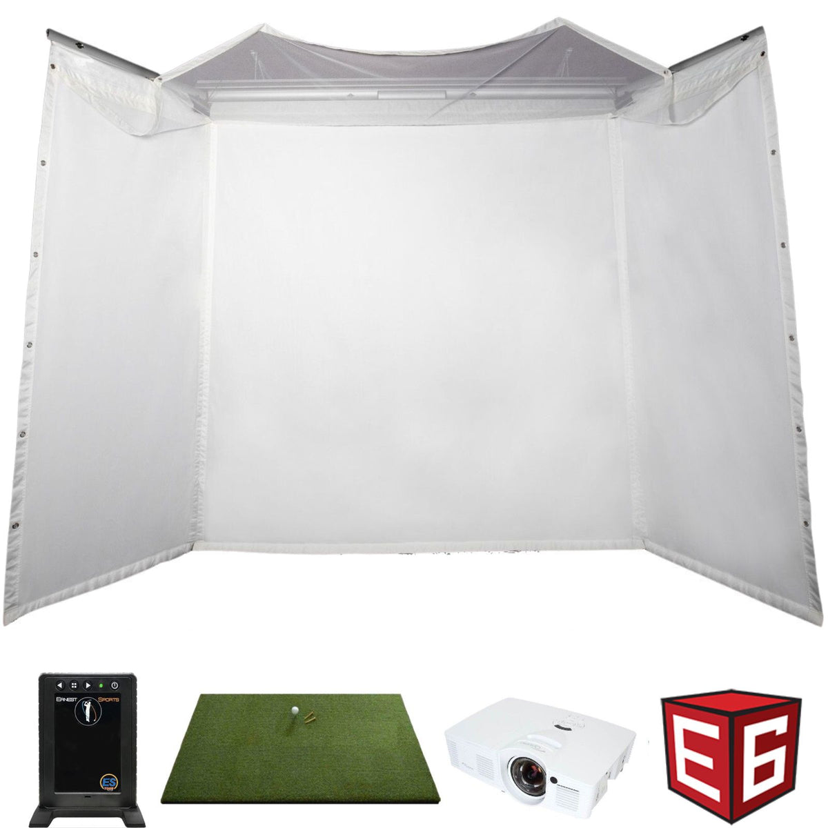 ES Tour Retractable Golf Simulator Package — Simply Golf Simulators