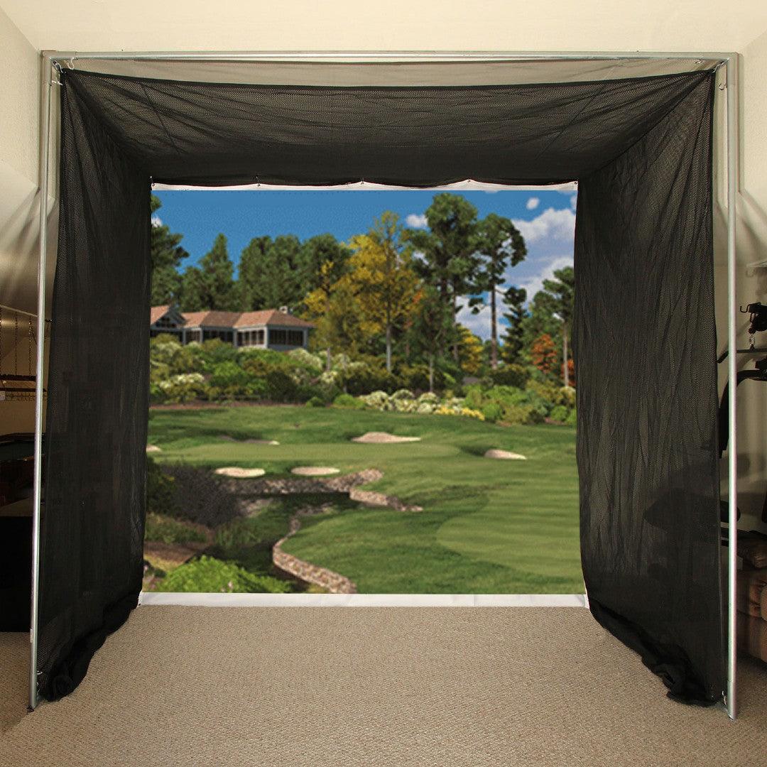 Tour Simulator Golf Net with Complete Frame — Simply Golf Simulators